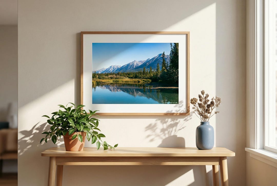 Rocky Mountain Lake Photography Print, Nature Wall Art, Landscape Photo ...
