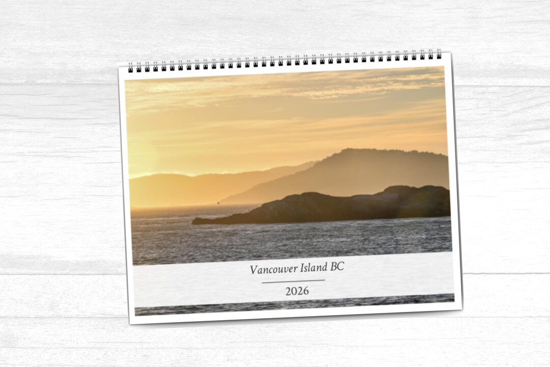 2026 Vancouver Island BC Calendar, Ocean Photography Wall Calendar ...