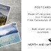 Set of 4 Canmore Mountain Postcards, Rocky Mountains Postcards, Rustic ...