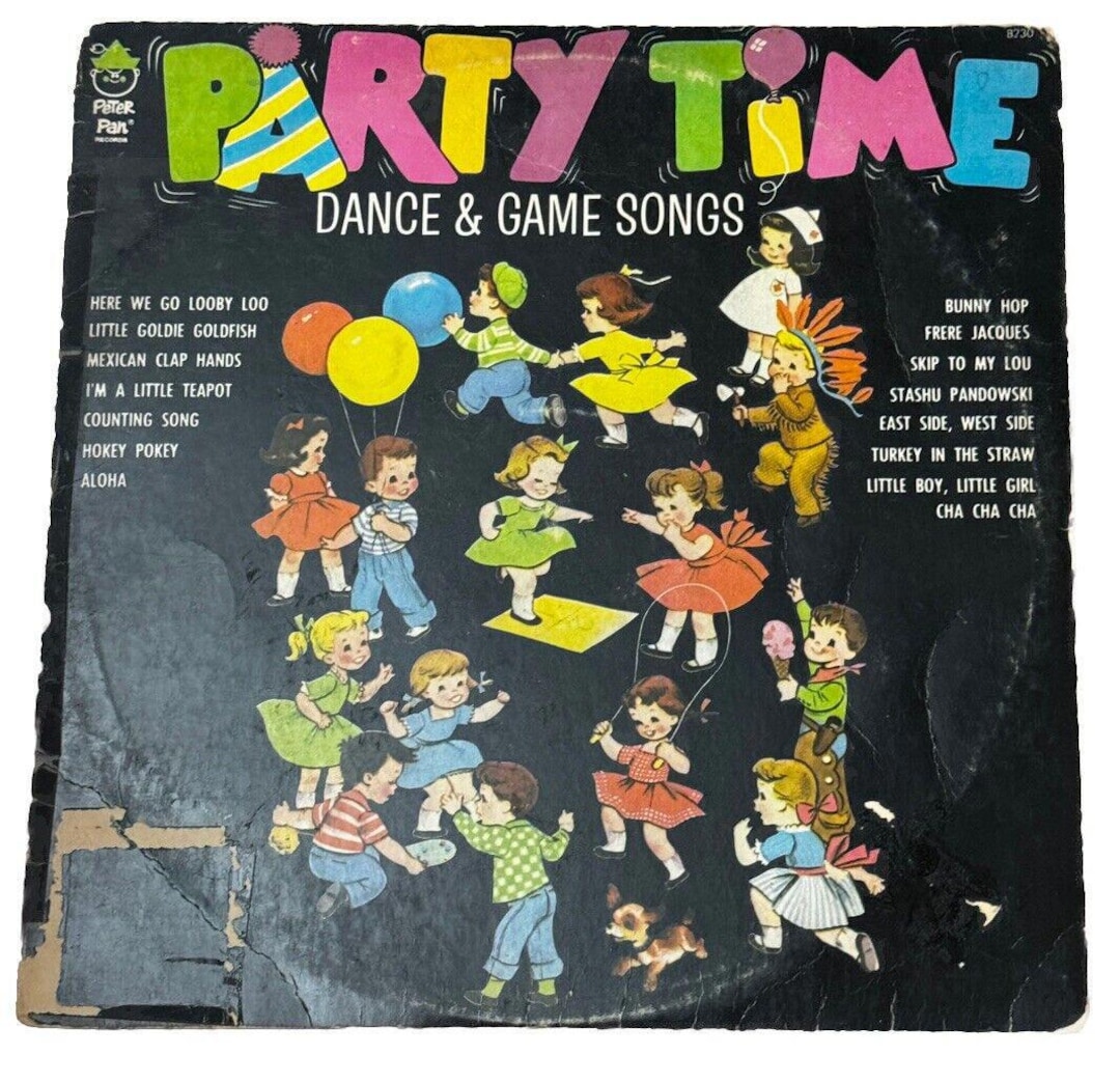 Peter Pan Orchestra Party Time: Dance & Game Songs vinyl Lp 1965 RARE ...