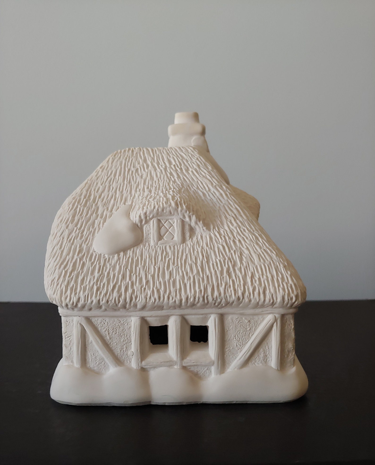 Wee Crafts HILLSIDE COTTAGE 21582 Ready to Paint Holiday | Etsy