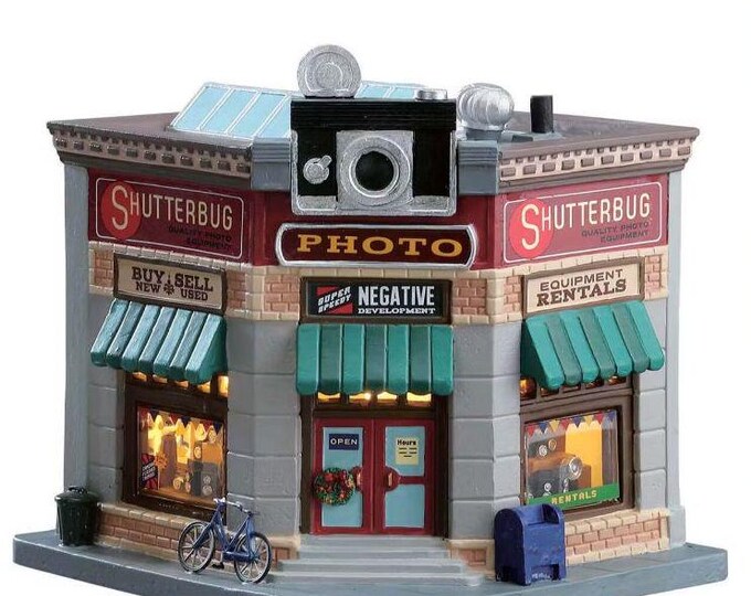 Lemax SHUTTERBUG PHOTO SHOP # 75215 Christmas Village Building Retired ...