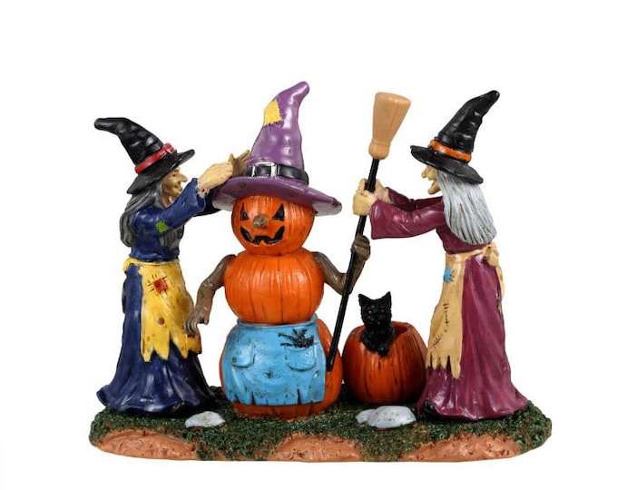 Lemax PUMPKIN WITCH # 32193halloween Spooky Town Village Accessory 2023 ...