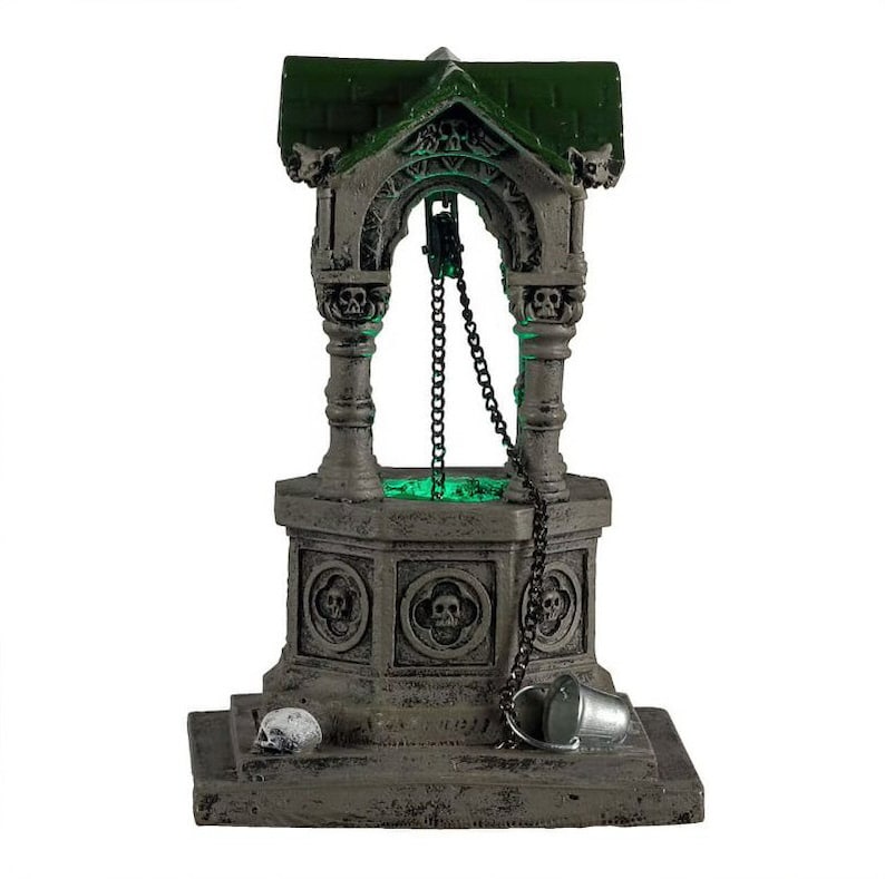 Lemax GOTHIC WELL 14828 Spooky Town Village LIGHTED - Etsy