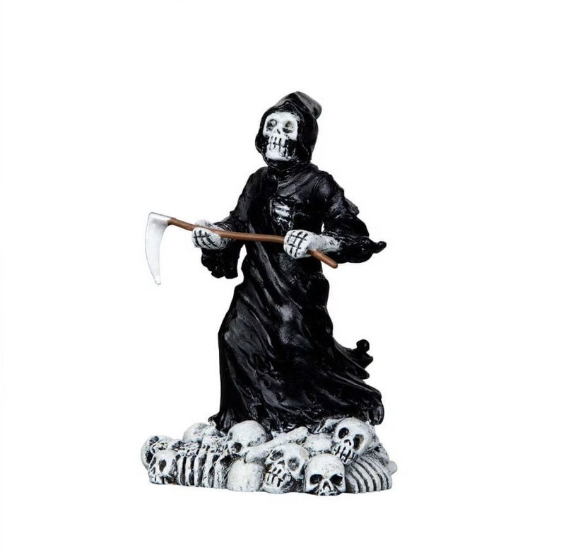 Lemax DEADLY GRIM REAPER # 12890 Halloween Spooky Town Village ...
