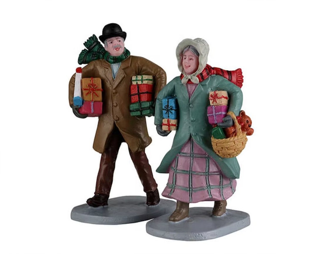 Lemax GIFTS FOR the GRANDCHILDREN Set of 2 #22143 Caddington Christmas ...