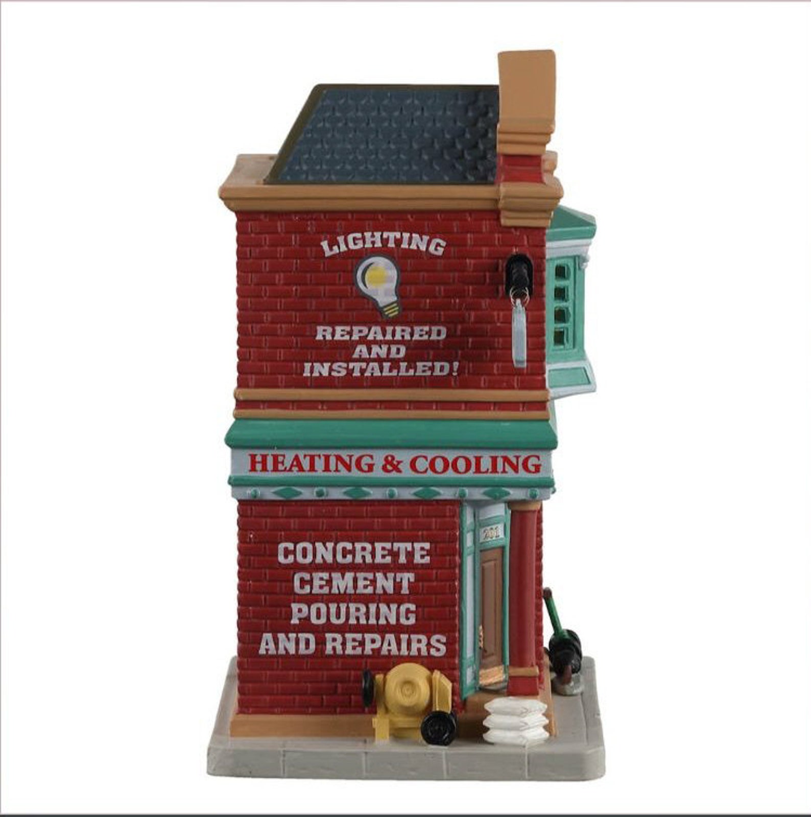 Lemax RICK MCCALL'S Fix-it-all # 15781 Christmas Village Lighted ...