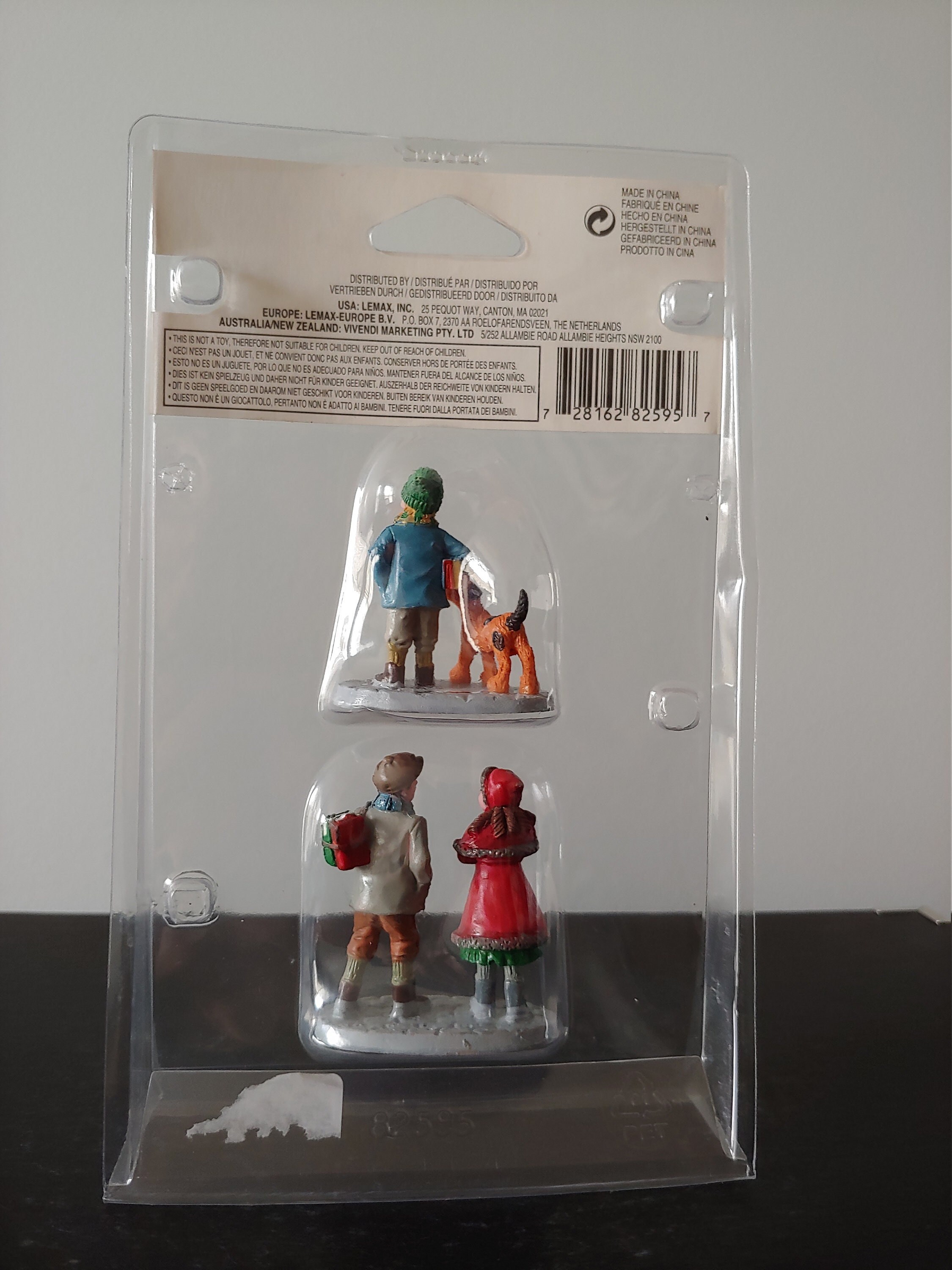 Lemax GOING TO SCHOOL Set of 2 #82595 Caddington Christmas Village ...