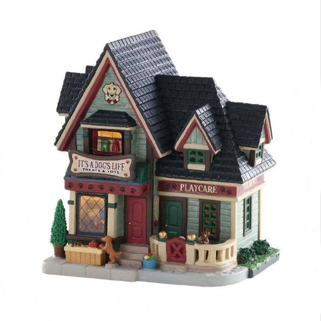 Lemax ITS A DOGS LIFE # 85355 Christmas Village Lighted Building 2018 ...