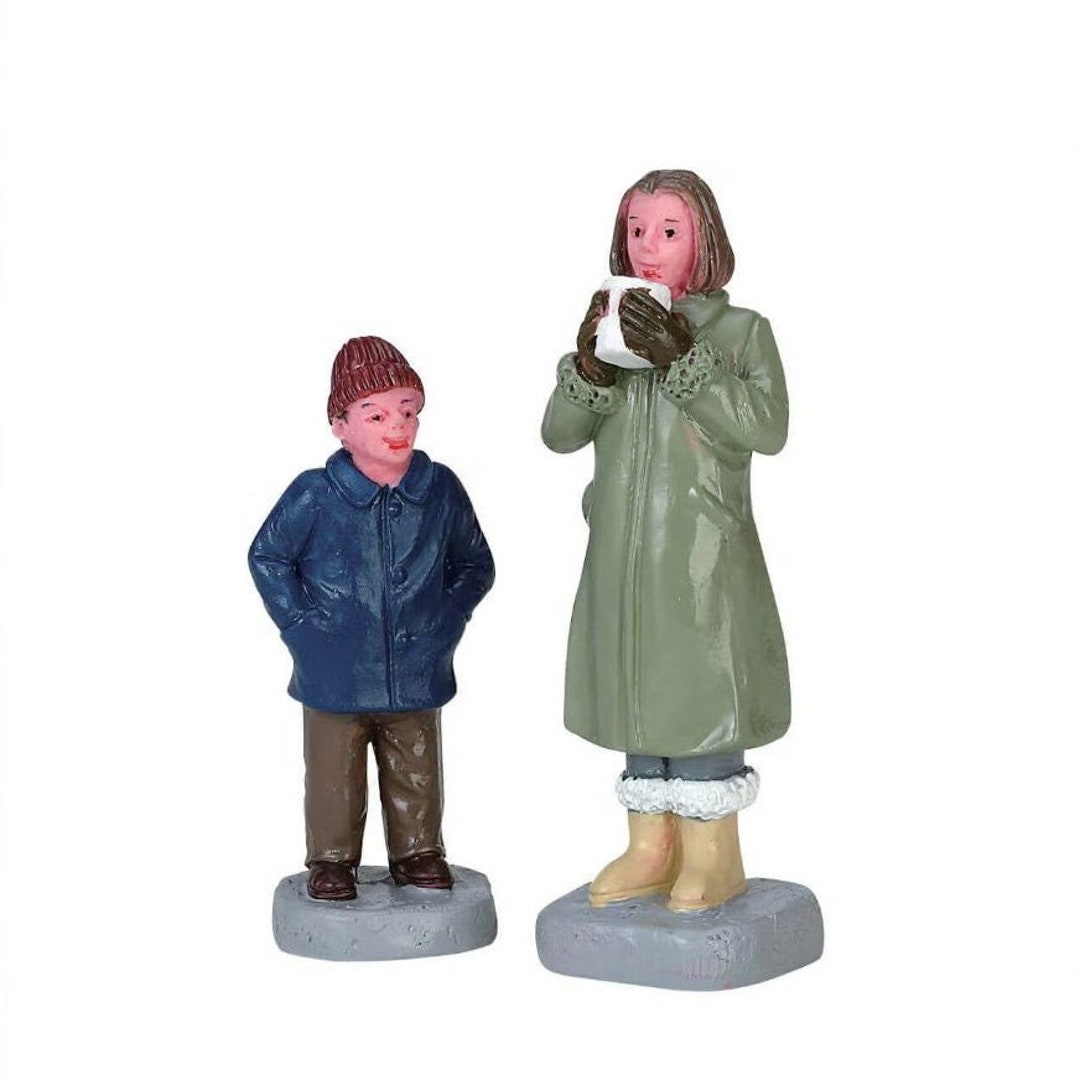 Lemax Can I Have Some Too? Set of 2 # 72525 Mother and Son Christmas ...