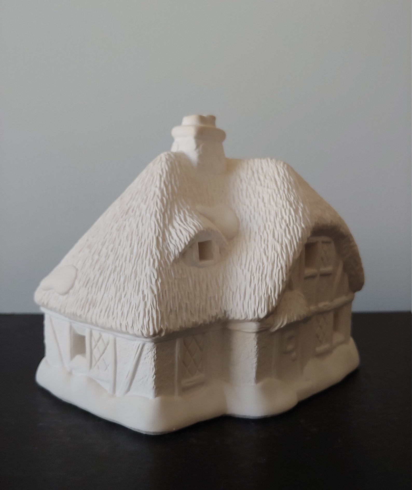 Wee Crafts HILLSIDE COTTAGE 21582 Ready to Paint Holiday | Etsy