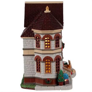 Lemax VILLAGE LIBRARY # 25889 Christmas Caddington Village Building ...