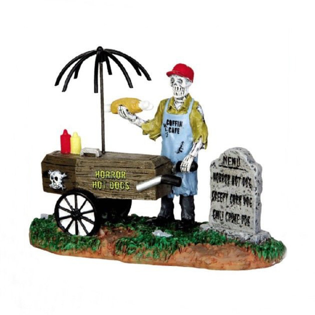 Lemax GHOUL HOT DOG Vendor # 42215 Halloween Spooky Town Village ...