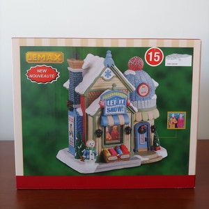 Lemax LET IT SNOW! # 35037 Christmas Village Lighted Building 2023 New ...