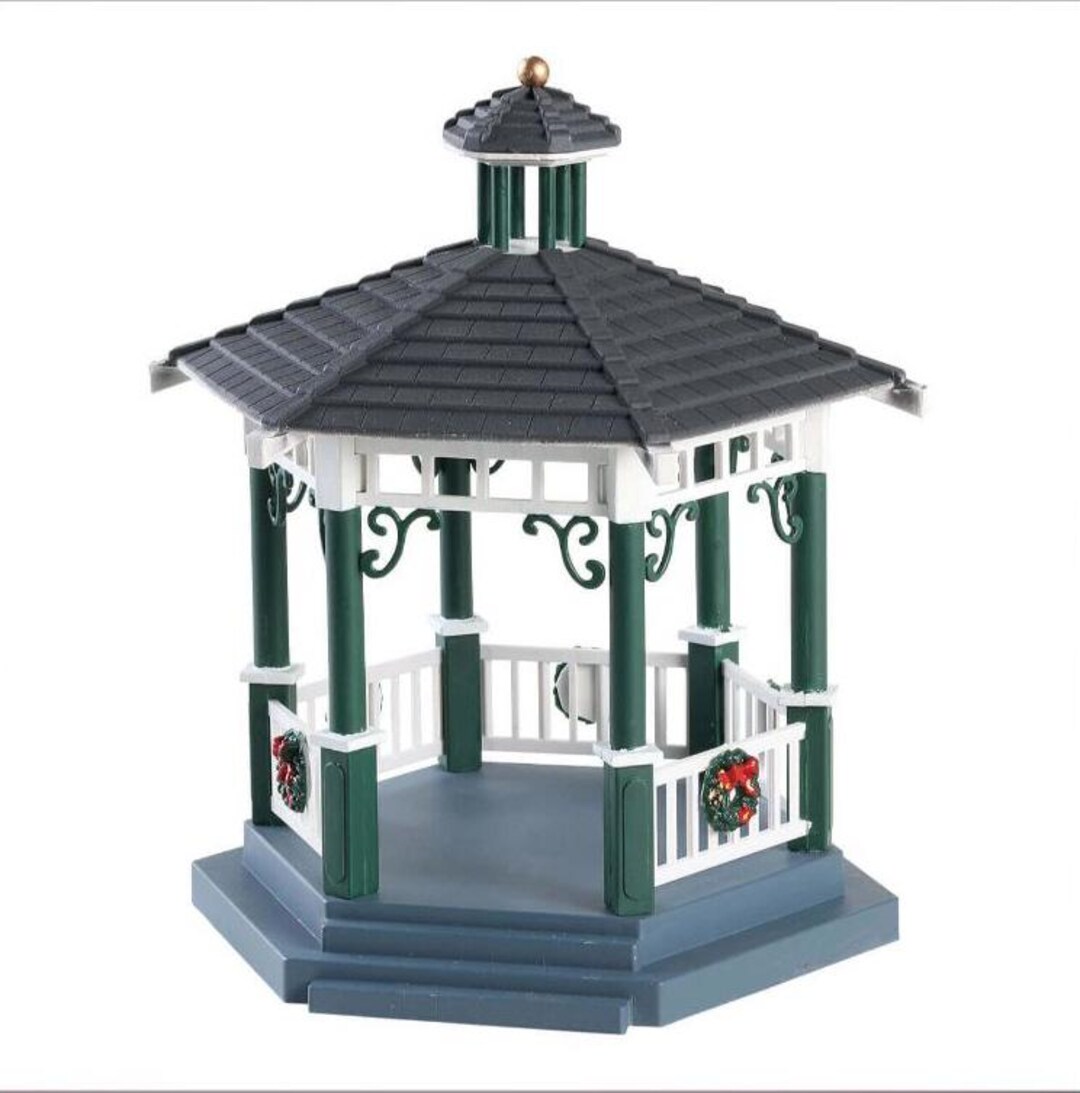 Lemax VICTORIAN PARK GAZEBO # 83369 Christmas Village Accessories 2018 ...