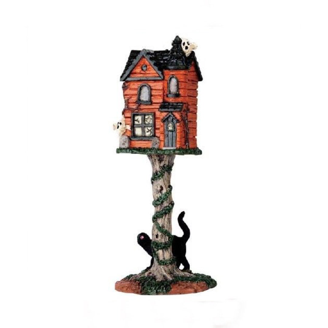 Lemax HAUNTED BIRDHOUSE # 64051 Halloween Spooky Town Village Accessory ...