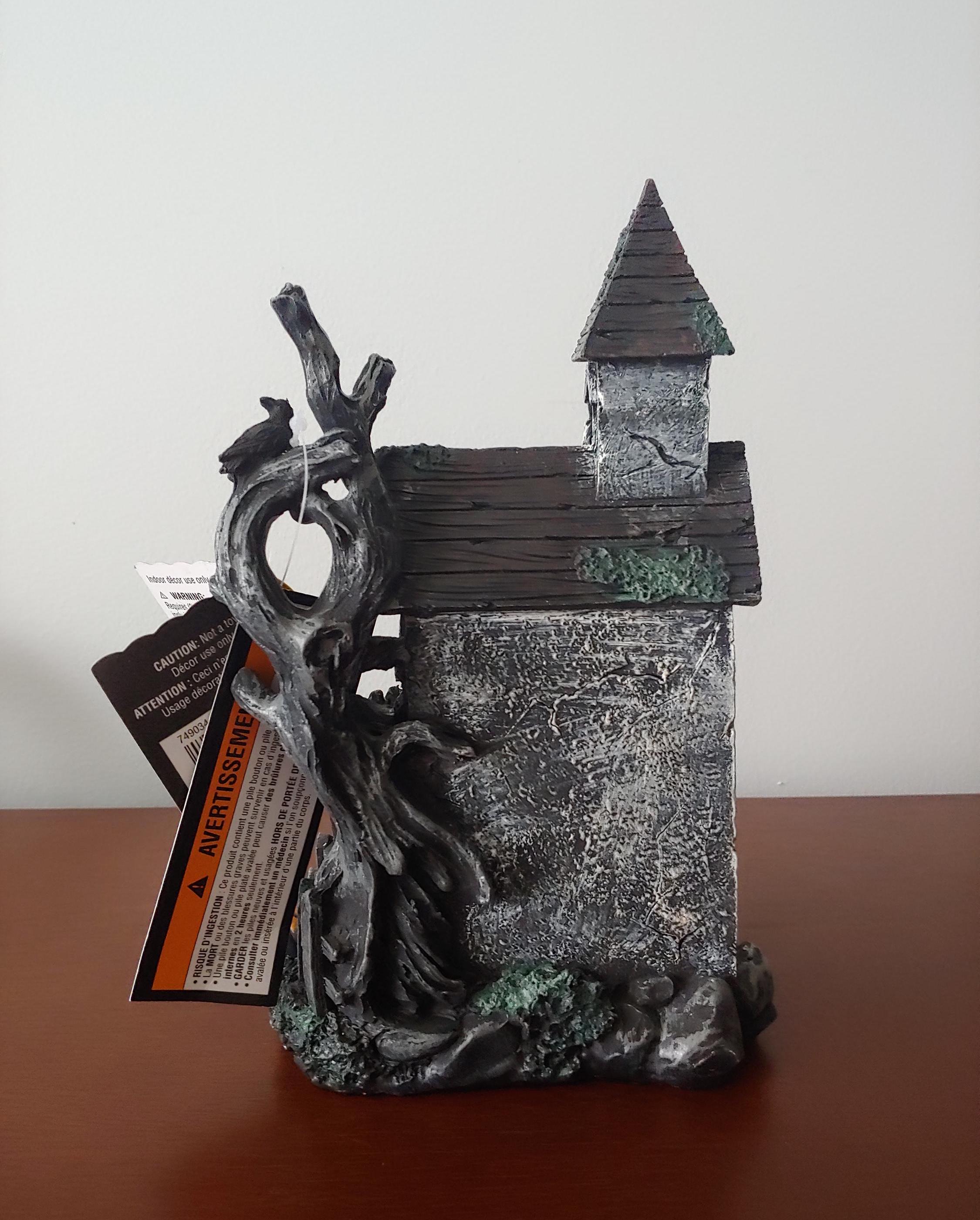 HAUNTED HOUSE LED Halloween Lighted Decoration New - Etsy