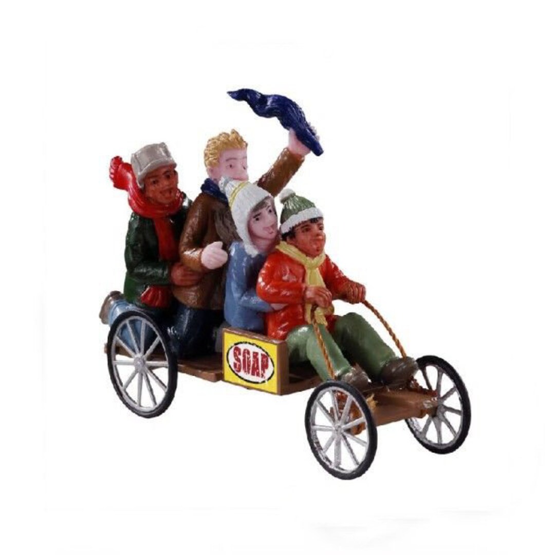 Lemax GO-CART RACERS #12031 Christmas Village Accessories Figurine 2021 ...