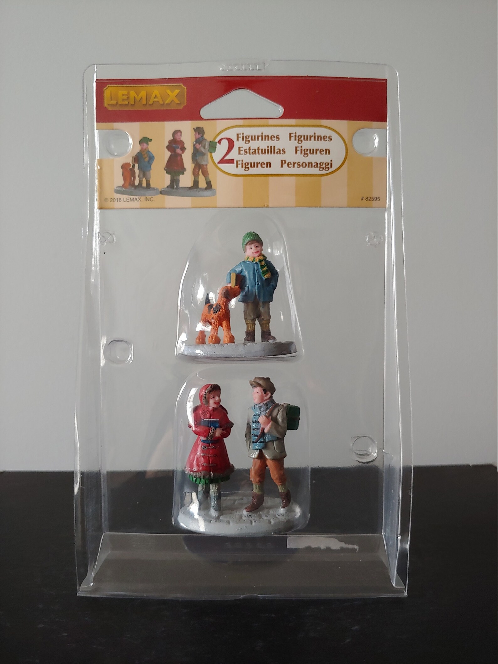 Lemax GOING TO SCHOOL Set of 2 #82595 Caddington Christmas Village ...