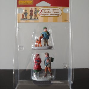 Lemax GOING TO SCHOOL Set of 2 #82595 Caddington Christmas Village ...