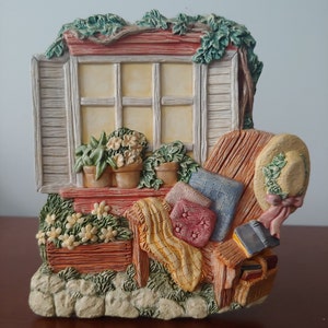 Wee Crafts GARDEN CHAIR With WINDOW Plaque Accents Unlimited Ready to ...