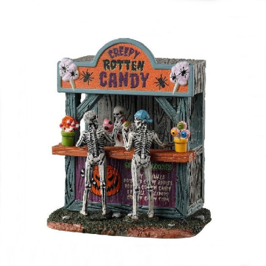 Lemax ROTTEN CANDY STAND # 33612 Halloween Spooky Town Village ...