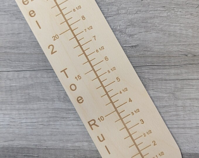 Heel 2 Toe Ruler - Etsy