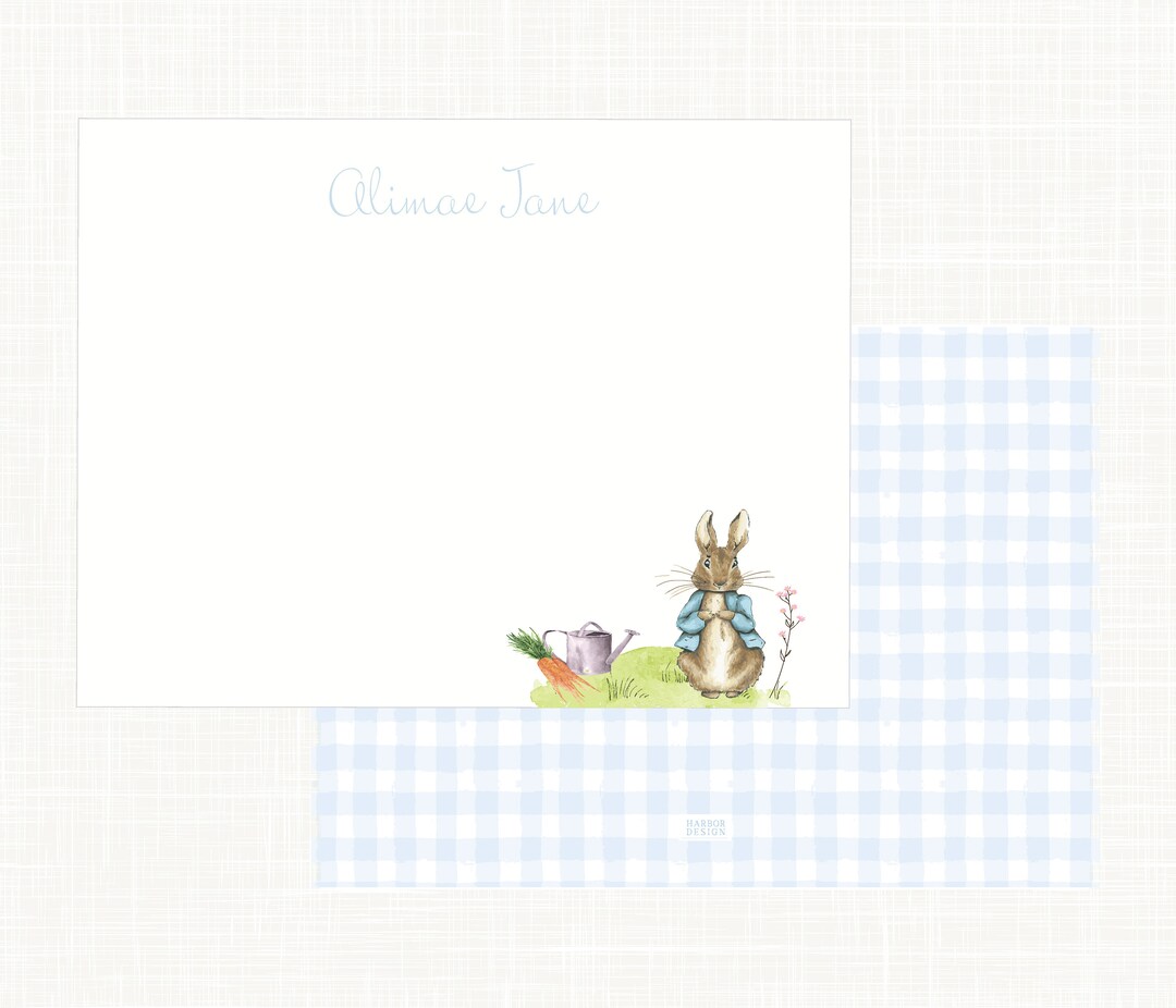 Peter Rabbit Stationery Set - Etsy