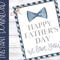 Father's Day Gift Tag, Father's Day Sign, Fishing Themed Father's Day ...