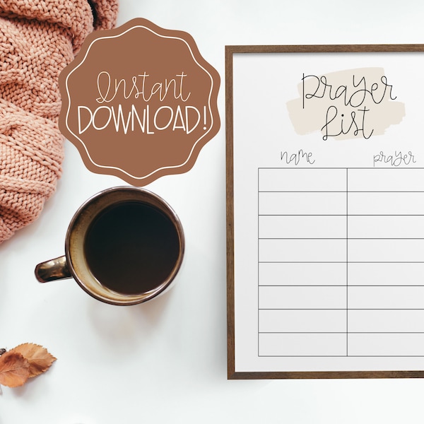Prayer List - Etsy