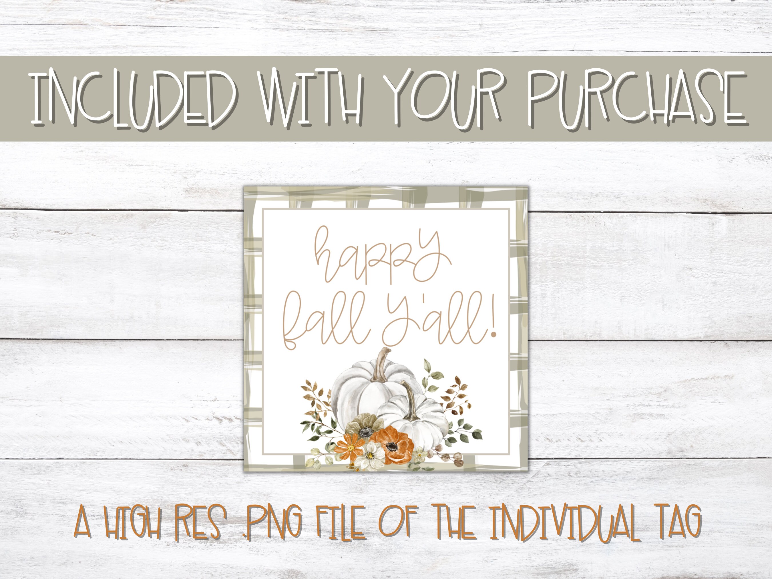 Fall Printable Tags, Fall Gift Tags, Happy Fall Y'all Tags, Pumpkin ...