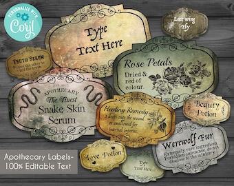 Skele-gro Label Potions Bottle Label (Instant Download) - Etsy