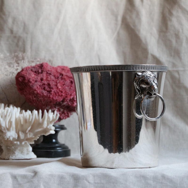 Silver Ice Bucket - Etsy