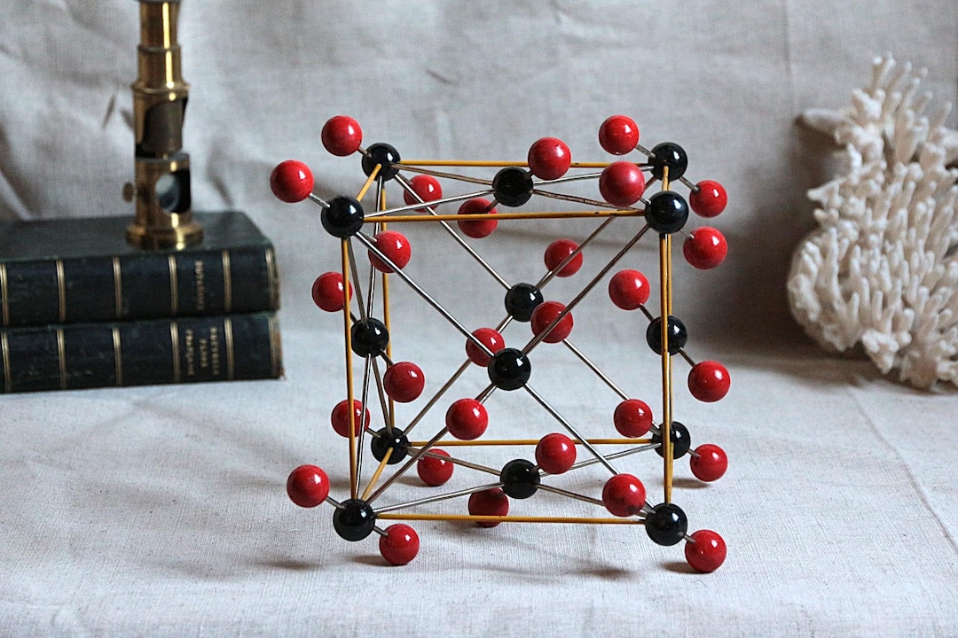 Vintage CO2 Molecule Model. Carbon Dioxide Scientific Molecular Model ...