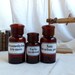Set of 3 Antique Amber Glass Pharmacy Bottle Collection. - Etsy