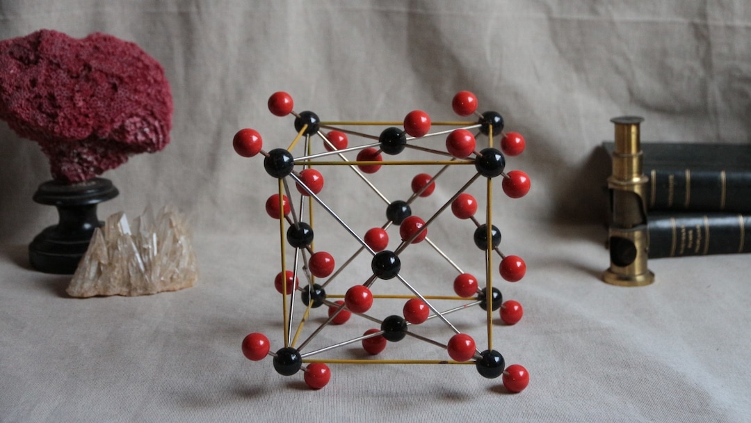 Vintage CO2 Molecule Model. Carbon Dioxide Scientific Molecular Model ...