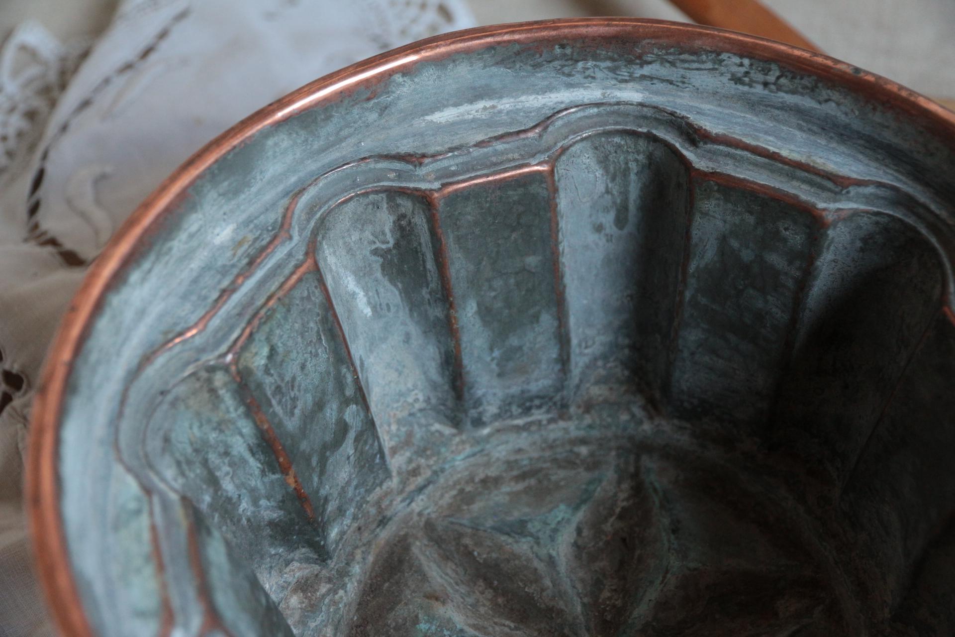 Antique French Copper Cake Mold Star Charlotte Brioche Mold Copper ...
