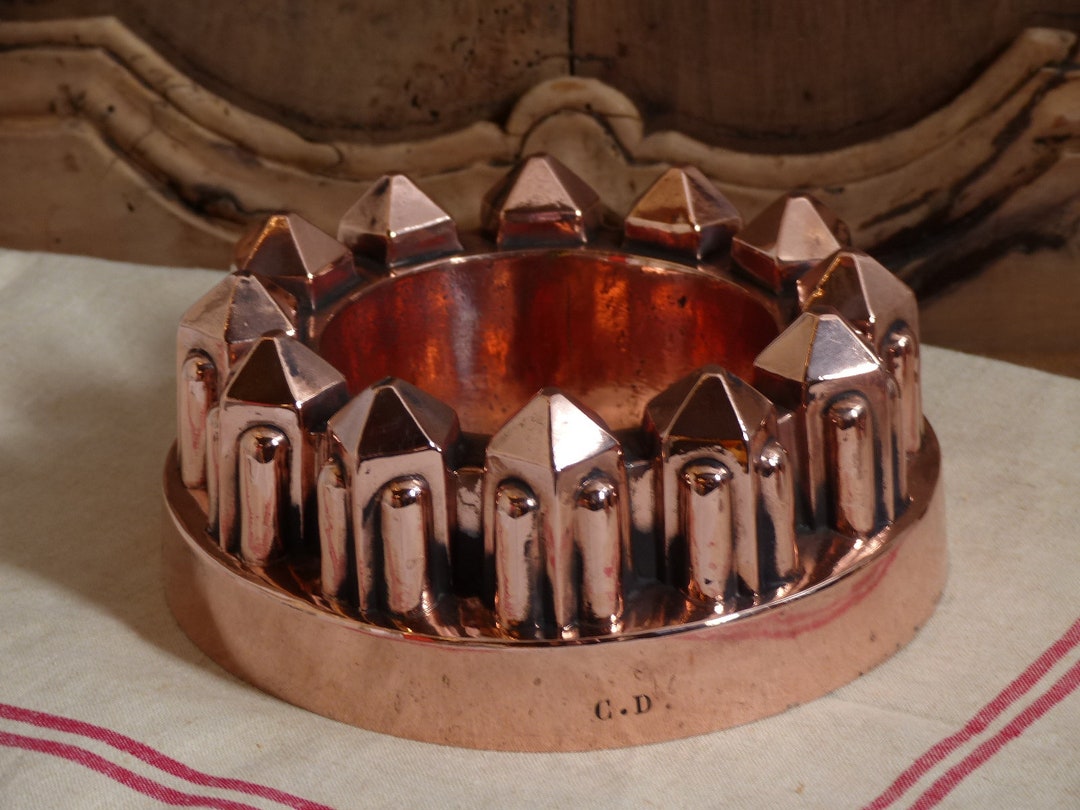 Antique French Heavy Weight Copper Cake Mold. Brioche Mold. - Etsy