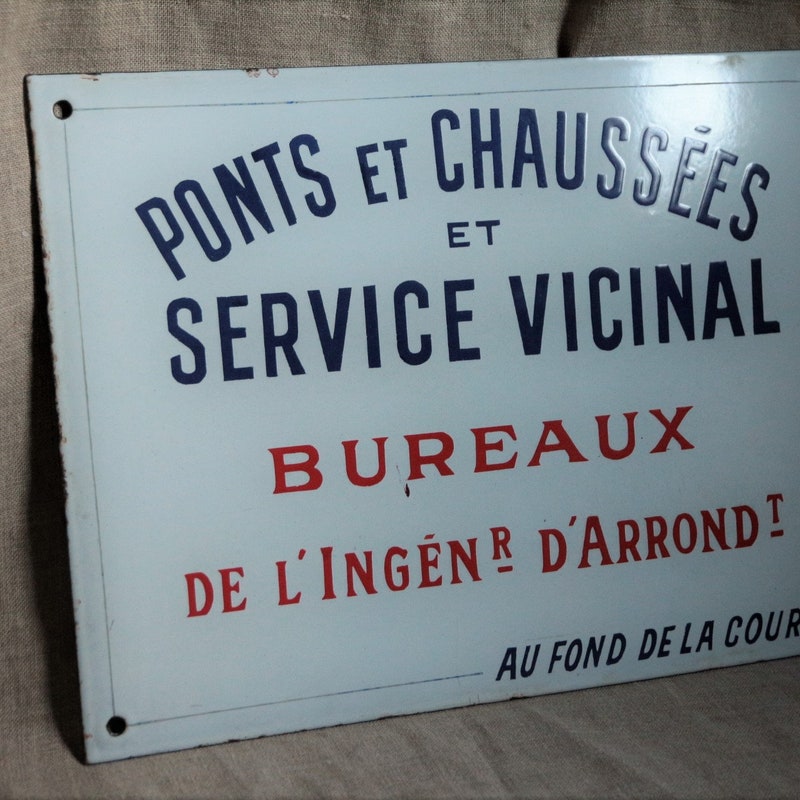 Vintage Enamel Sign - Etsy