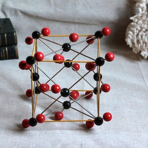 Vintage CO2 Molecule Model. Carbon Dioxide Scientific Molecular Model ...