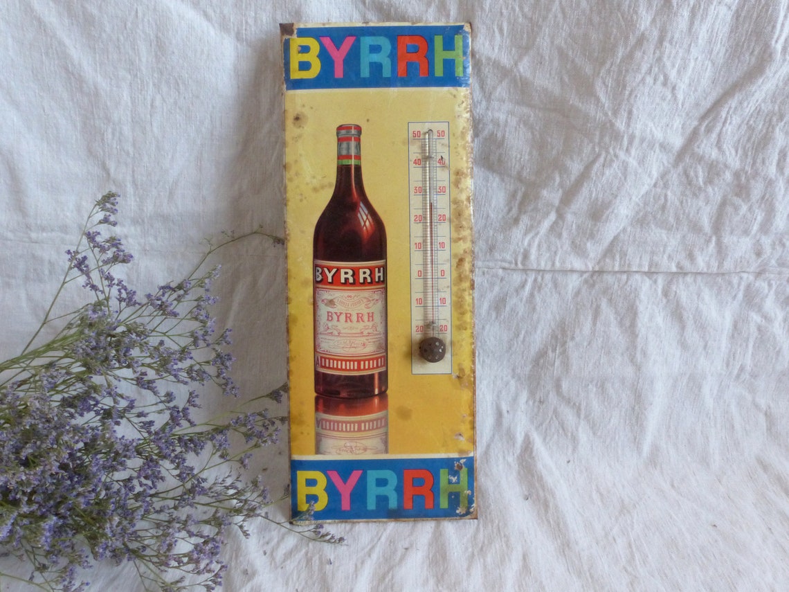 French Vintage Alcohol Publicity Sign. Byrrh Liquor Sign. - Etsy