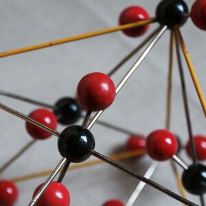 Vintage CO2 Molecule Model. Carbon Dioxide Scientific Molecular Model ...