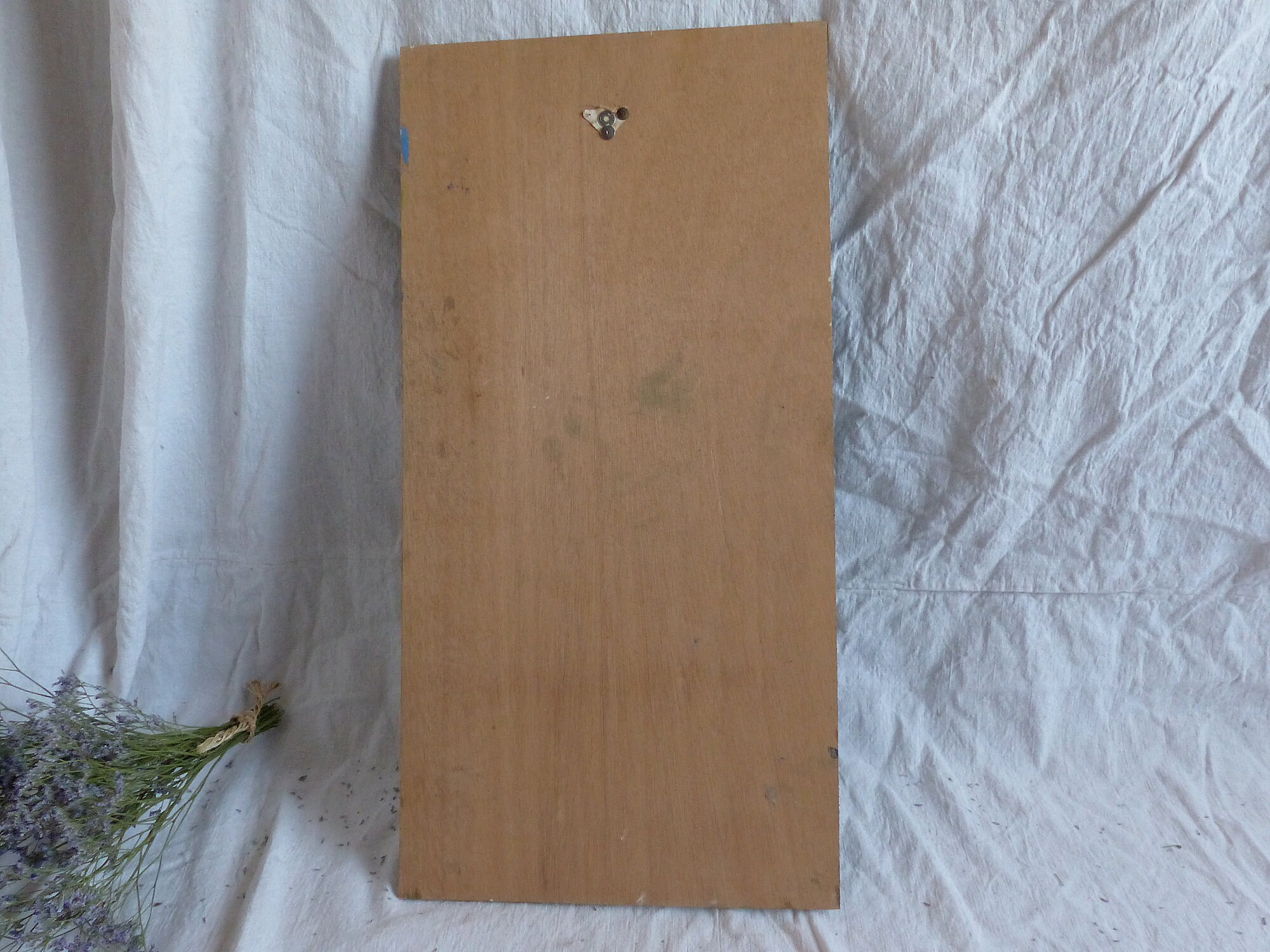 French Vintage Floral Panel Painting. Flower Oil Painting on Wood Panel ...