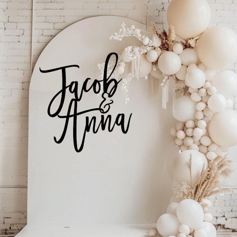 Balloon Arch Writing - Etsy
