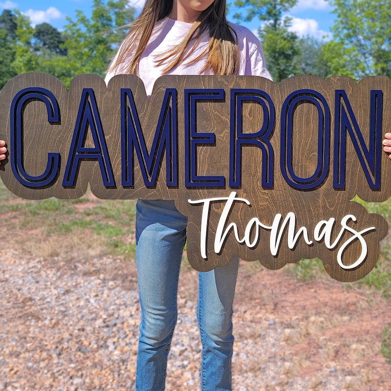 Large Name Sign - Etsy