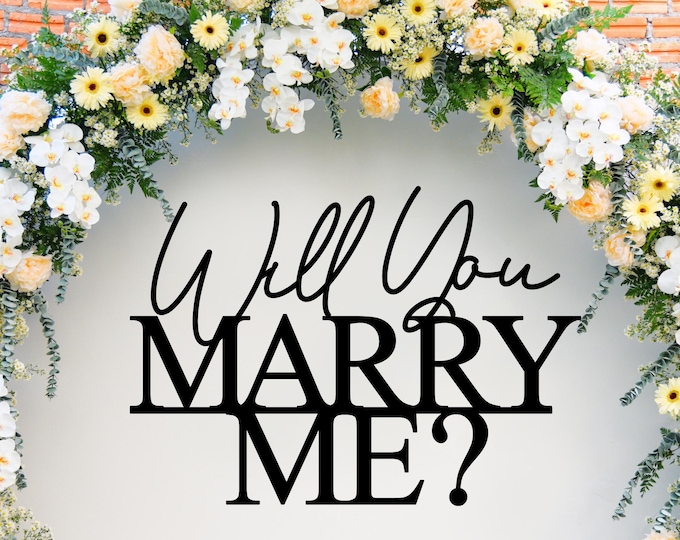 Will You Marry Me? (wood Proposal Sign) - Etsy