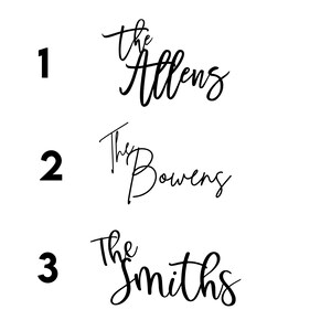 Custom Last Name Sign Personalized Family Name Words - Etsy