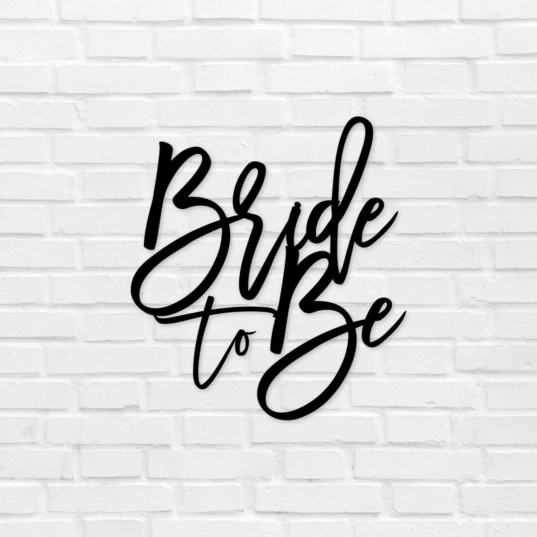 Bride to Be Sign | Bridal Shower Wood Letters | Party Backdrop Sign ...