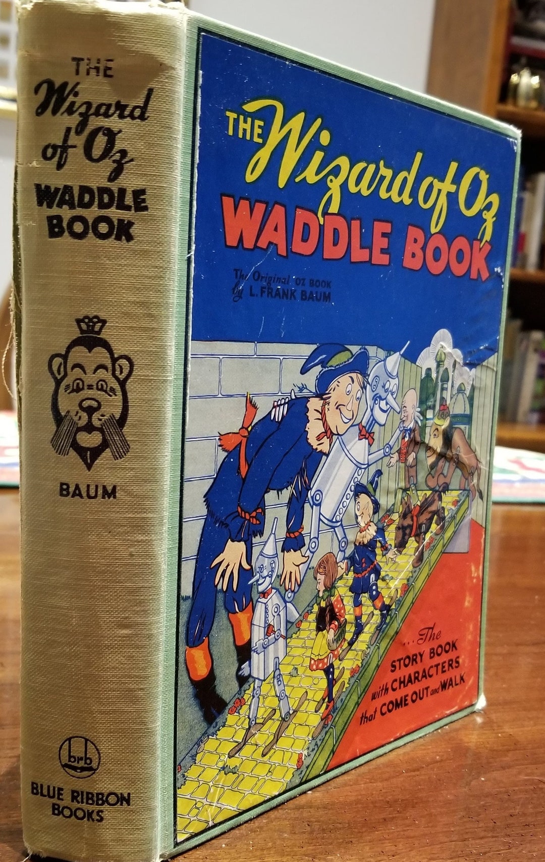 PRICE REDUCED: the Wizard of Oz Waddle Book (1934) - Etsy