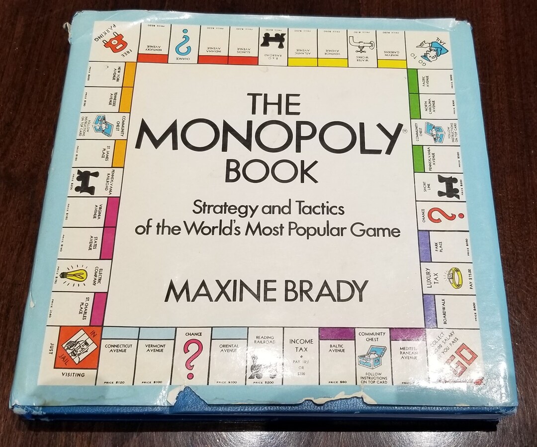 The Monopoly Book by Maxine Brady (1st Ed) - Etsy